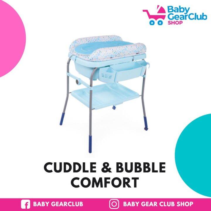 Chicco Cuddle & Bubble Comfort - Nursing Table & Baby Tub | Lazada