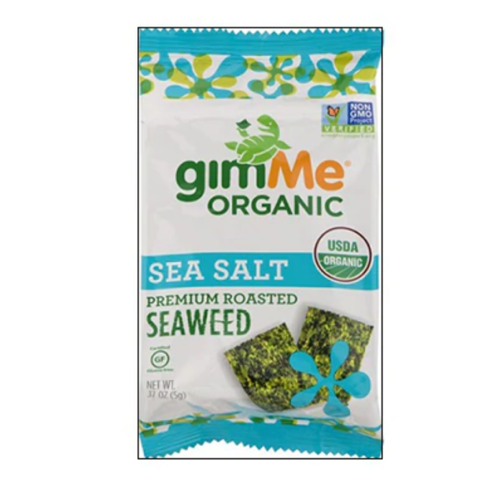 gimMe Organic Premium Roasted Sea Salt Seaweed 5g | Lazada PH