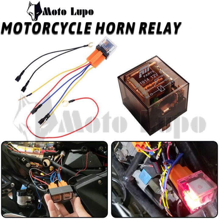 E&M 5pin Light Relay Transparent Socket And Harness 12V Set Motorcycle ...