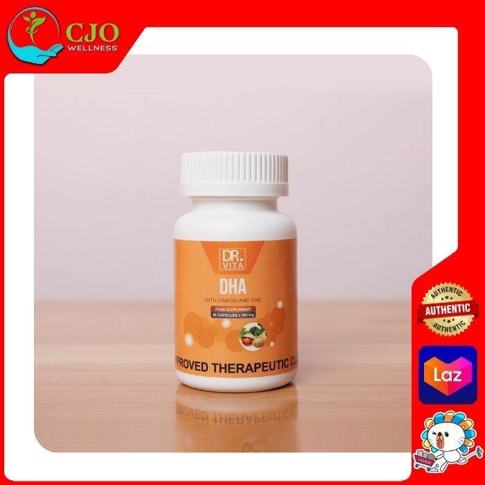 🔥 1 BOTTLE DHA Adults Ginkgo & Zinc 30capsules 500mg Authentic ...
