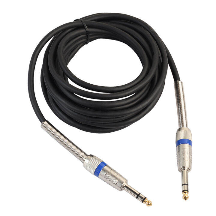 6.35mm Audio Cable Male to Male For Electric Guitar Mixer Stereo Cable ...