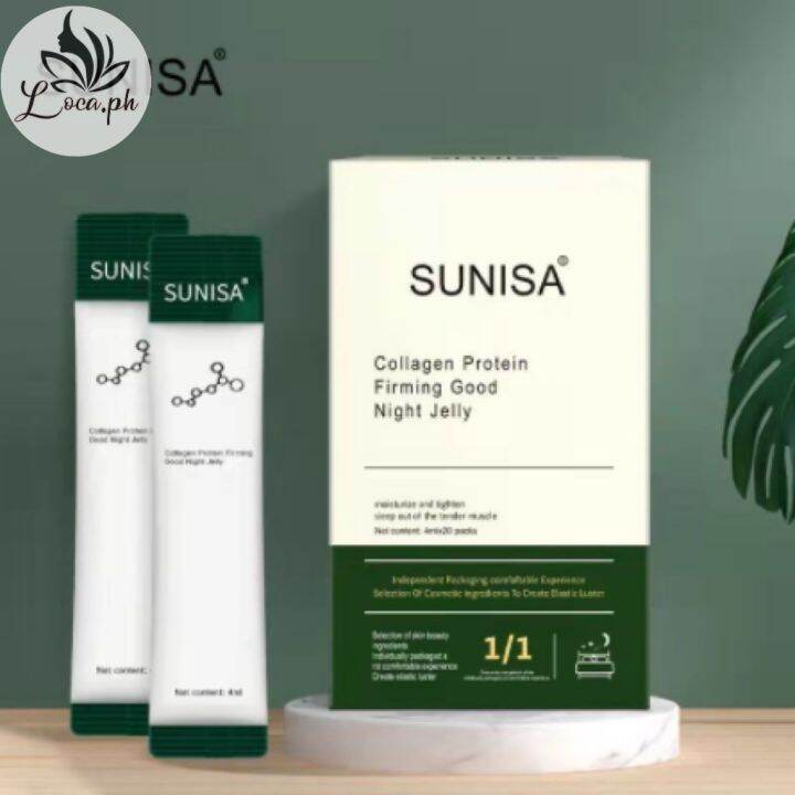 SUNISA Moisturizing facial mask aloe vera gel 4ml ( 20pcs/box ) | Lazada PH