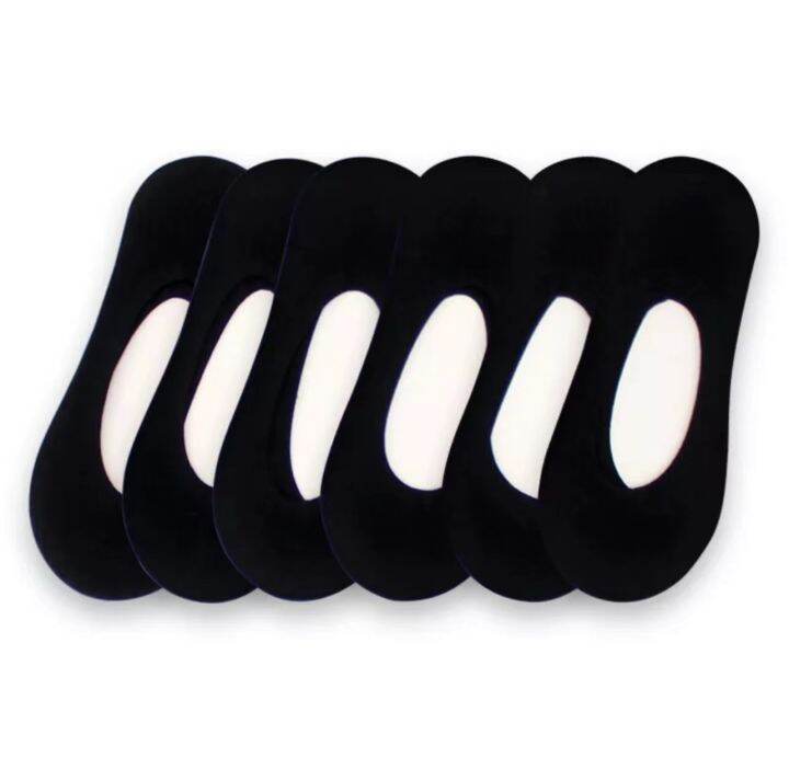 Ladies Low Cut Foot Socks Black Color For Women Soft Absorbent Cotton ...