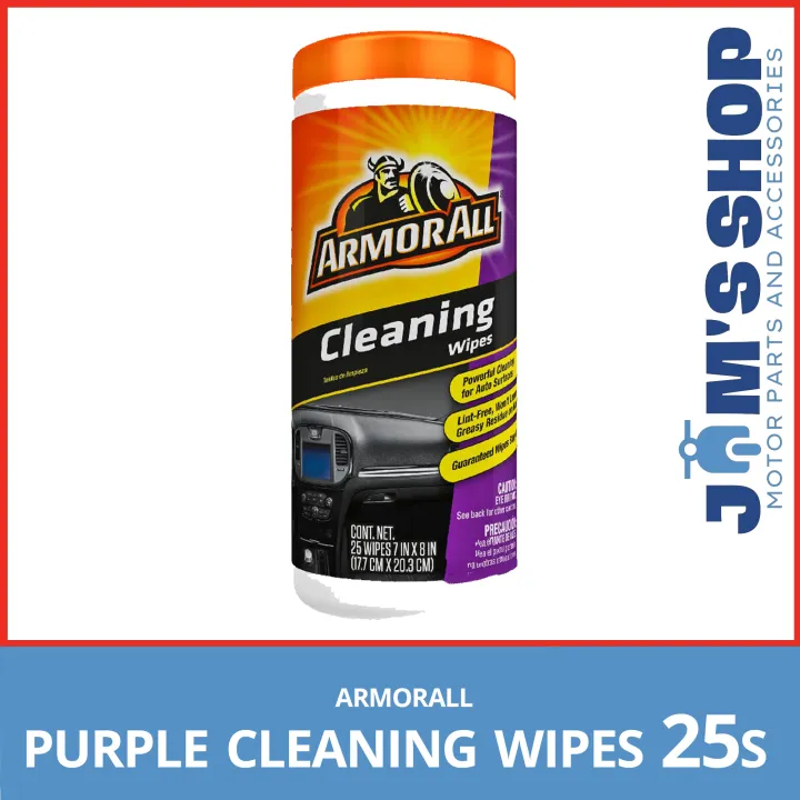 Armor All Purple Cleaning Wipes 25s | Lazada PH