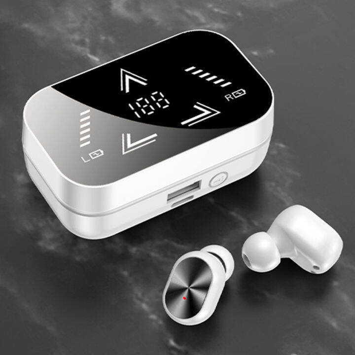 Bluetooth-compatible Headset and Charger Dual Function Waterproof ...