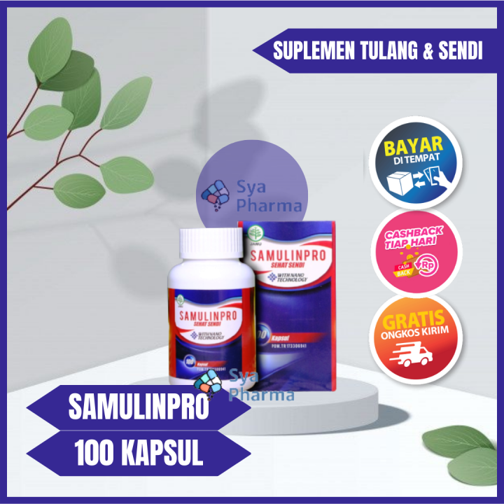 Obat Saraf Kejepit Samulinpro Obat Nyeri Sendi 100 Kapsul Herbal Sehat ...