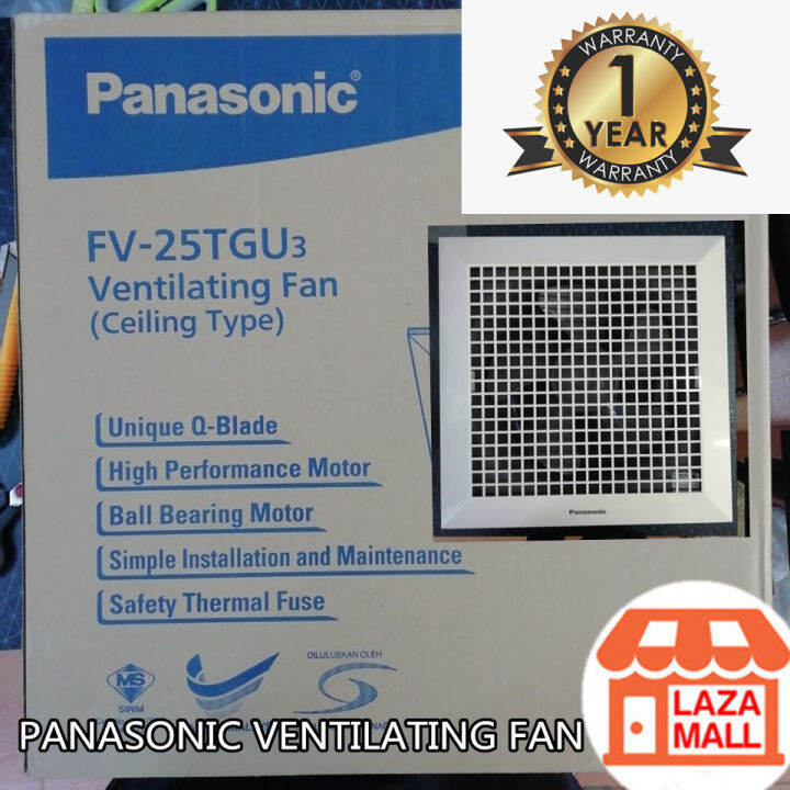 【10 INCHI】PANASONIC FV-25TGU1 EXHAUST VENTILATING FAN CEILING TYPE 10 ...