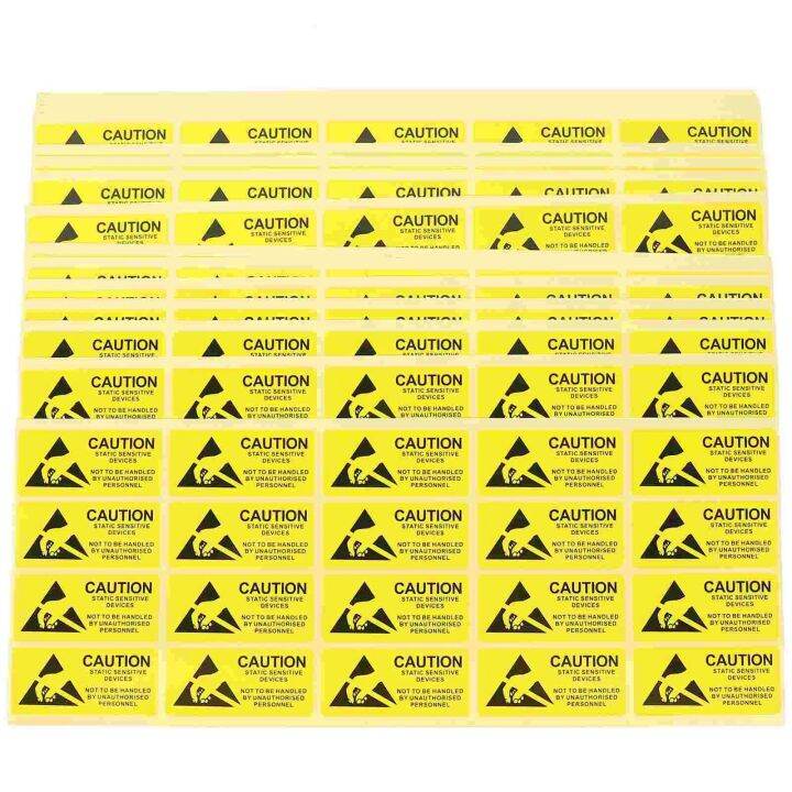 Static Esd Labels Stickers Sensitive Warning Sticker Sign Devices Label ...