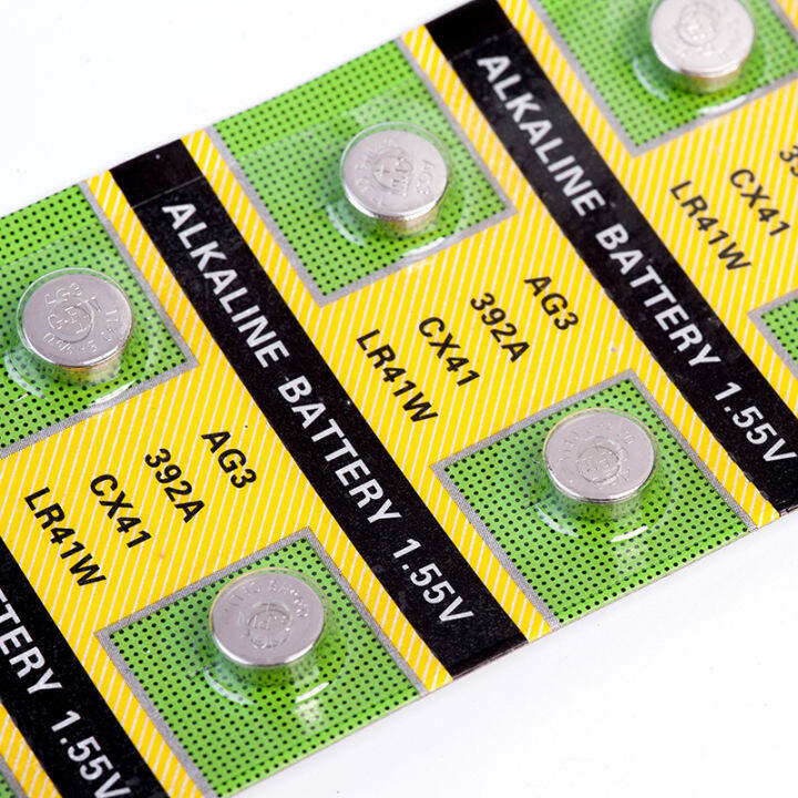 3 button cell 392A electronic CX41 zinc-manganese battery LR41W toy ...