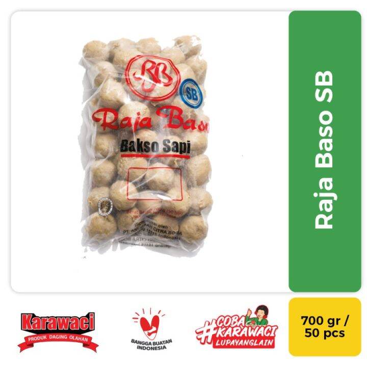 Raja Bakso Sapi Karawaci NEW SB isi 50 pcs/700gram - Bakso Karawaci ...