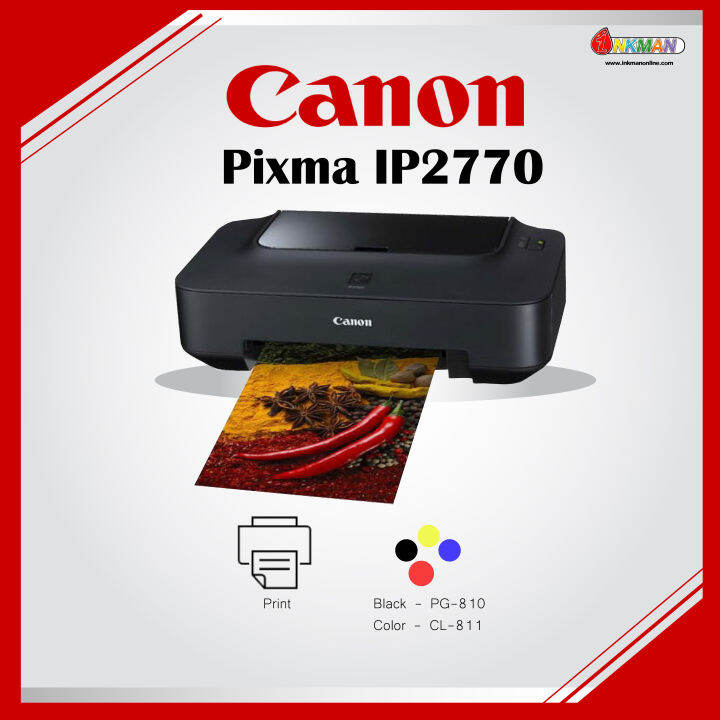 เครื่องพิมพ์ Canon Pixma IP2770 ink Tank Printer / Print | Lazada.co.th