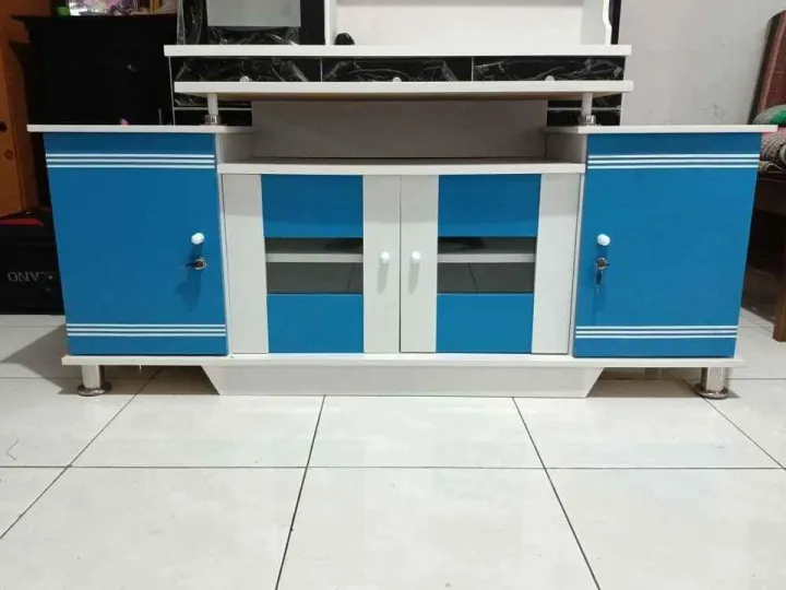 Bupet tv minimalis ruang tamu lemari tv kayu lemari tv kayu modern ...