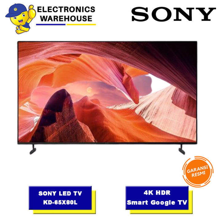 SONY LED TV 4K UHD 65 Inch Smart TV KD-65X80L | Lazada Indonesia