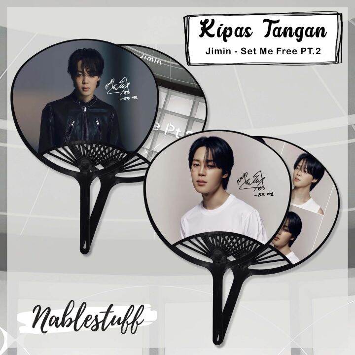 Kipas Tangan Unofficial Jimin BTS Set Me Free Pt.2 // Kipas Kerang ...