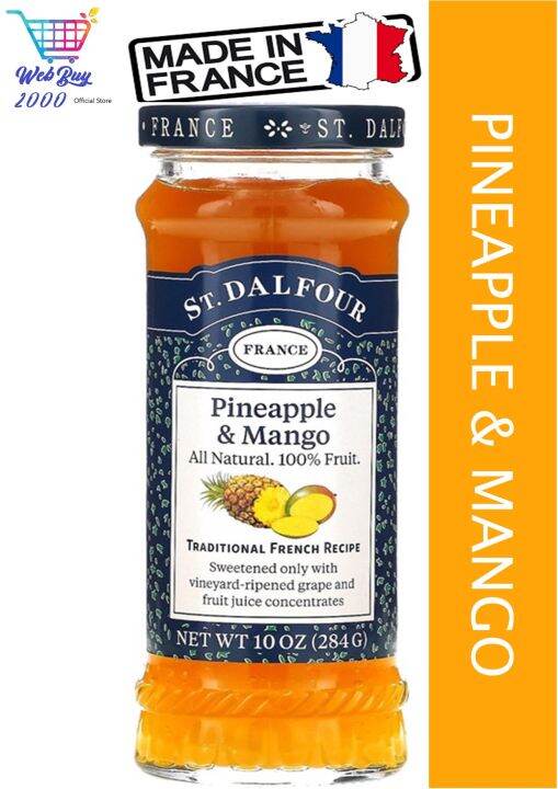 ST. DALFOUR JAM PINEAPPLE & MANGO 284G (JEM BUAH) (果酱) | Lazada