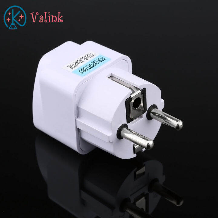 Valink Universal US UK AU To EU Plug USA To Euro Europe Travel Wall AC ...