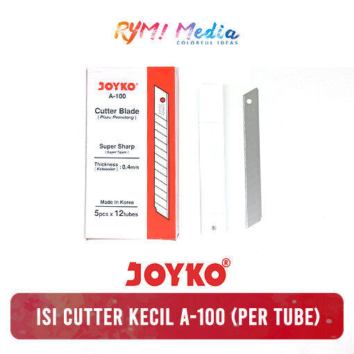 JOYKO Isi Cutter Kecil Blade Refill Pisau Pemotong A100 1 Tube 5 Pcs ...
