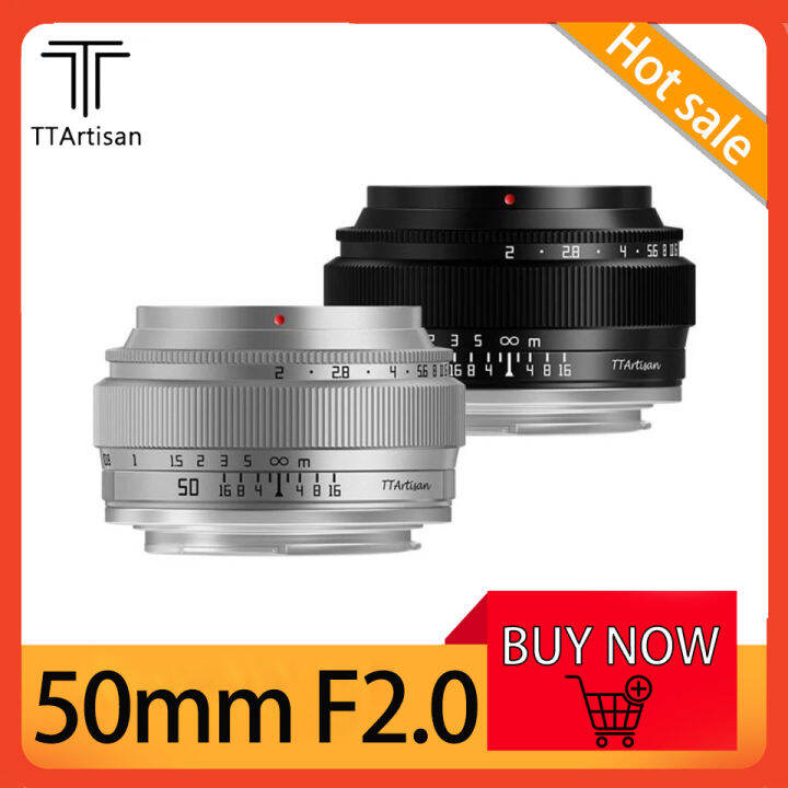 TTArtisan Full Frame 50mm F2.0 Mirrorless Camera Lens compatible with ...