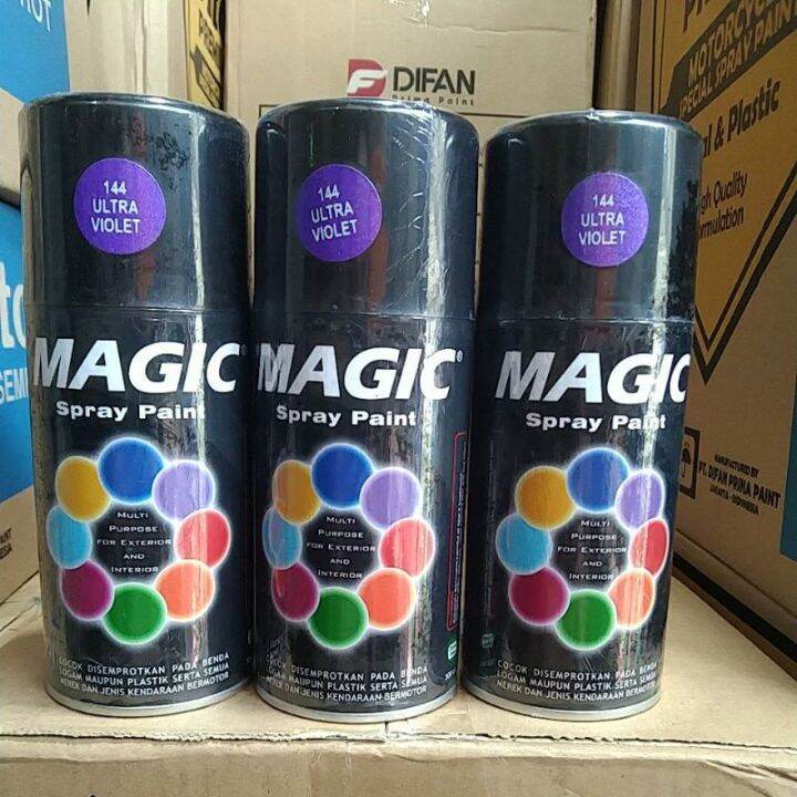 pilok pilox magic spray paint magic ultra violet 144 300cc unggu ...