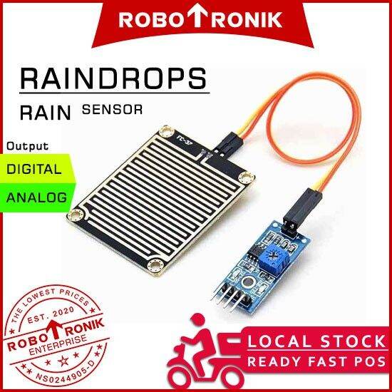 Rain Sensor Raindrop Module Lazada