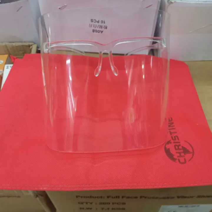 Full Liftable Face shield Up-down Acrylic with free kn95 masknF6 ...