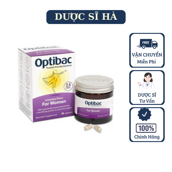 Optibac Tím - Men Vi Sinh Phụ Khoa, Lợi Khuẩn,Tăng Sức Đề Kháng, Chăm ...