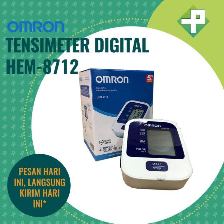 Tensimeter Digital Omron HEM 8712 / Digital Blood Pressure Monitor ...