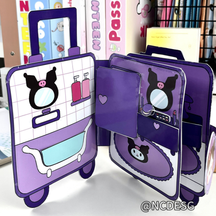 New Quiet Book Sanrio Luggage Cartoon Sanrio Quiet Book Handmade Toy ...