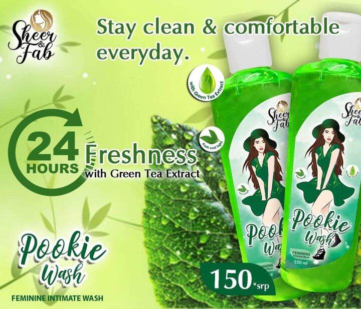 Pookie Wash Feminine Intimate Wash 150ml by Sheer & Fab | Lazada PH