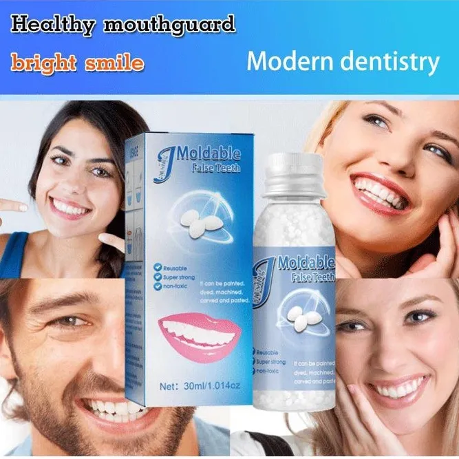 GiiMall Plastic False Teeth Denture Glue False fillings for broken ...