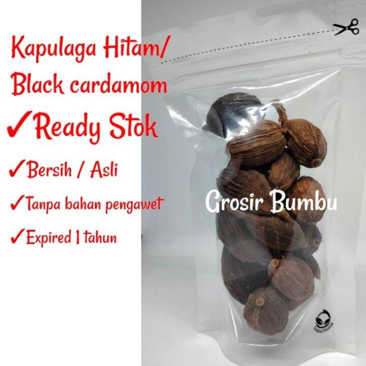 Cao guo Amomum tsaoko / Chinese Black Cardamom/ Kapulaga Hitam 1KG ...