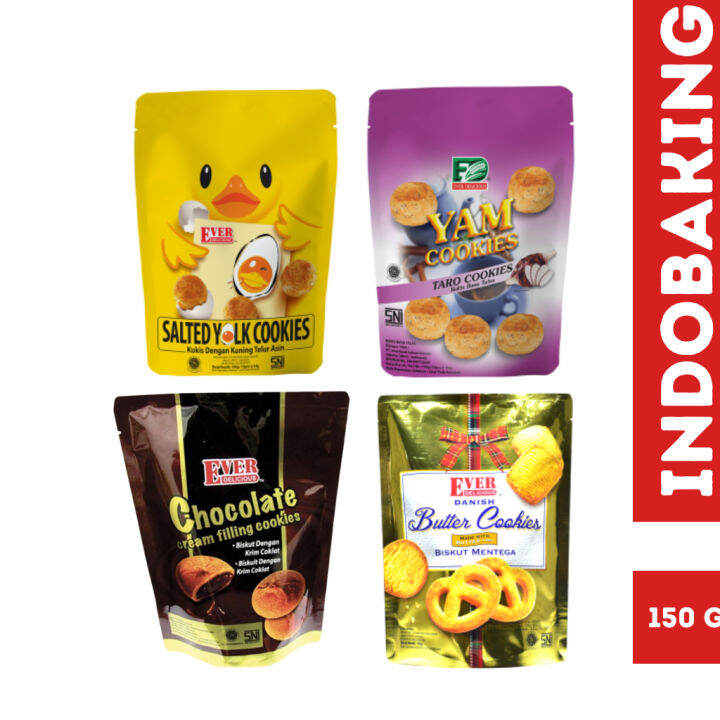 Ever Delicious Cookies Salted Egg Yolk Yam Chocolate Butter Cookie 150g ...
