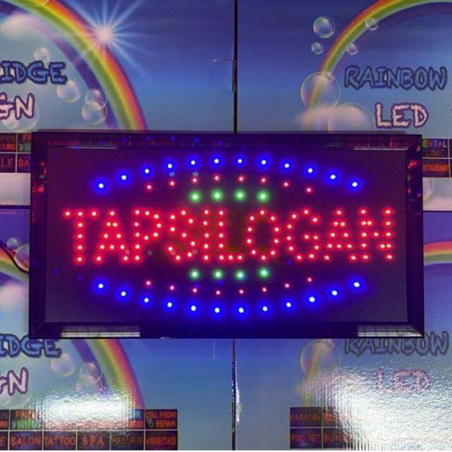 【COD4】 TAPSILOGAN - RAINBOW BRIDGE LED SIGNAGE (New-Small) SIZE: W48cm ...