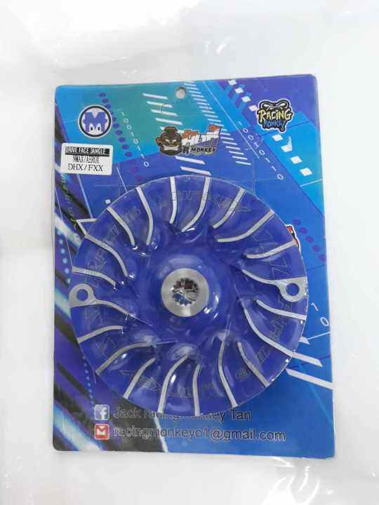 RACING MONKEY MADE IN TAIWAN DRIVE FACE ONLY 3 ANGLE YAMAHA NMAX V1/V2 ...