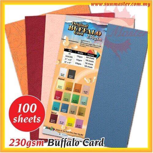 A4 230gsm Buffalo Card | Lucky Star A4 Buffalo Card / Fancy Card Colour ...