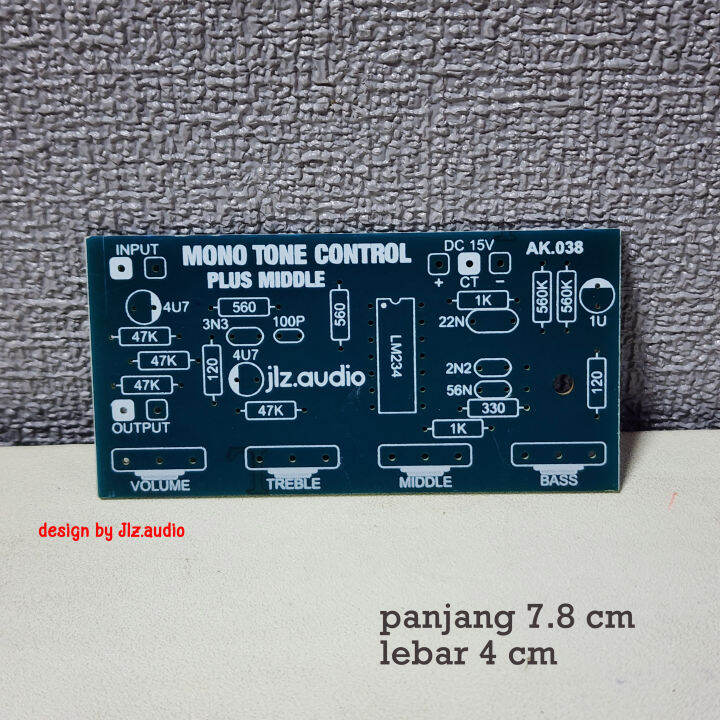 PCB MONO TONE CONTROL PLUS MIDDLE 4 POTENSIO | Lazada Indonesia