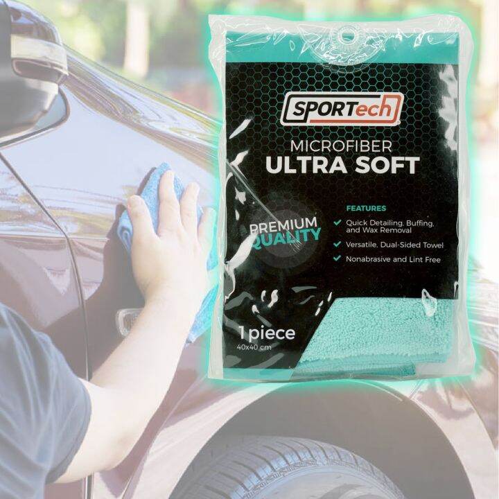 Soft Microfiber Cleaning Cloth Towel SPORTech Ultra 40x40cm | Lazada PH