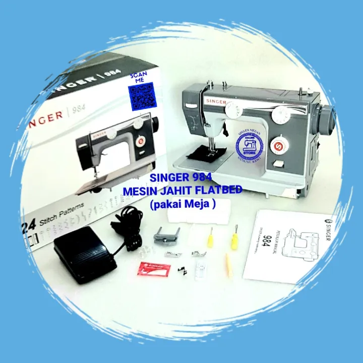 Mesin Jahit FlatBed SINGER 984 | Lazada Indonesia