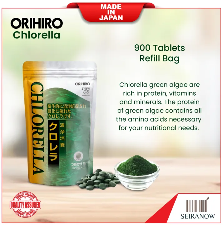 Orihiro Chlorella Green Algae Serves as an internal deodorant (Bad ...