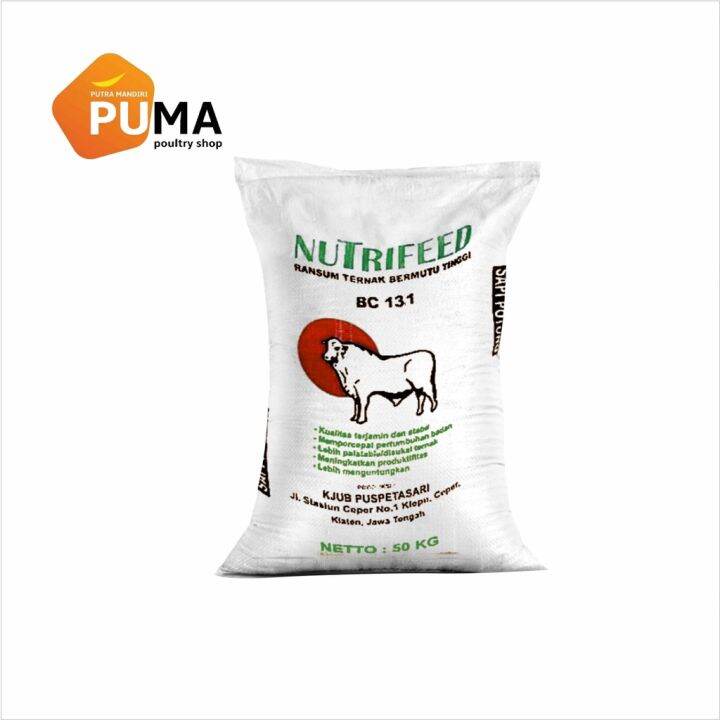 PAKAN SAPI KONSENTRAT NUTRIFEED BC 131 UNTUK PENGGEMUKAN 50KG | Lazada Indonesia