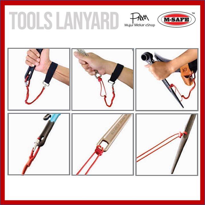 M-SAFE TOOLS LANYARD - SCAFFOLDING SAFETY, FALL PROTECTION (ASSORTED ...