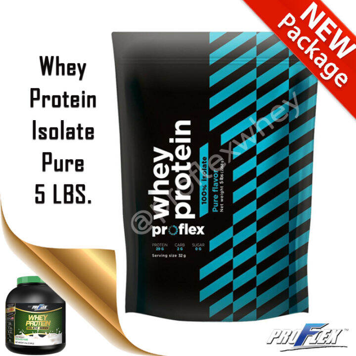 ส่งฟรี 📌 Whey Protein IsoIate Pure 5 lbs เวย์โปรตีน proflex สูตร ...
