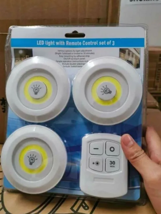 LED Light With Remote Control Set of 3 | Lazada PH
