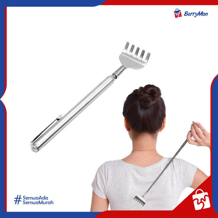 ALAT GARUK PUNGGUNG Tarik - Tongkat Pijat Stainless Steel Extendable ...