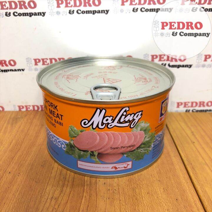 MaLing Canned pork luncheon meat TTS - daging babi dalam kaleng 397 gr ...