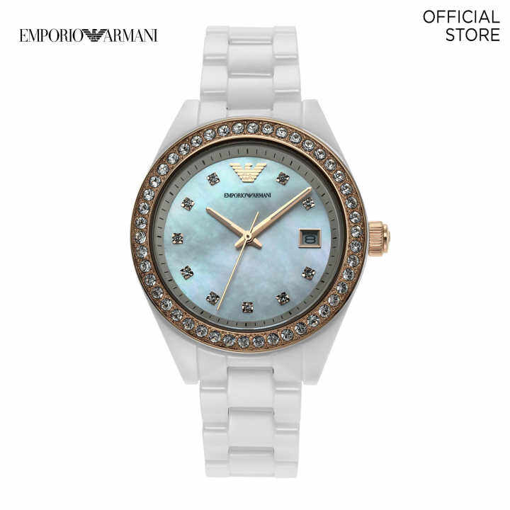 Emporio Armani White Watch AR70007 | Lazada