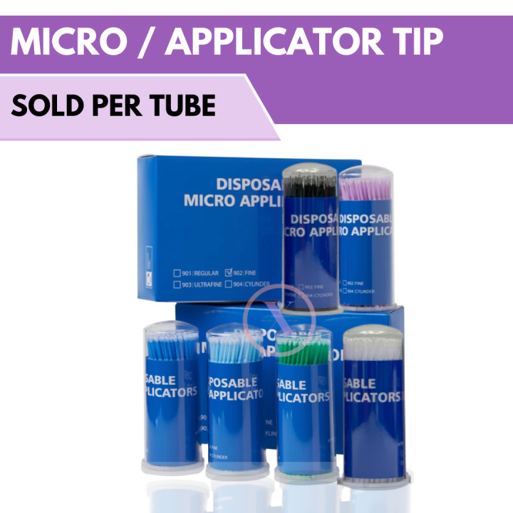 Dental Micro Applicator Tips/ Micro Brush / Applicator Tips ( 100 pcs ...