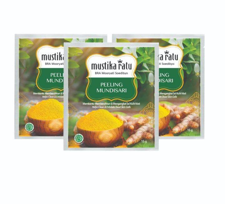Mustika Ratu Peeling Mundisari 15gr x 3 pack | Lazada