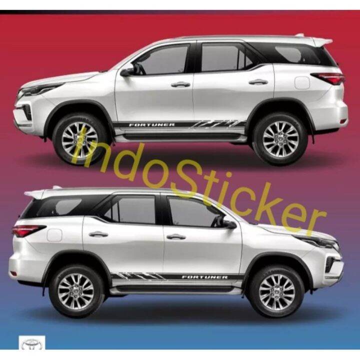 〖Kvs auto parts〗 Toyota Fortuner Car sticker striping Cutting sticker ...