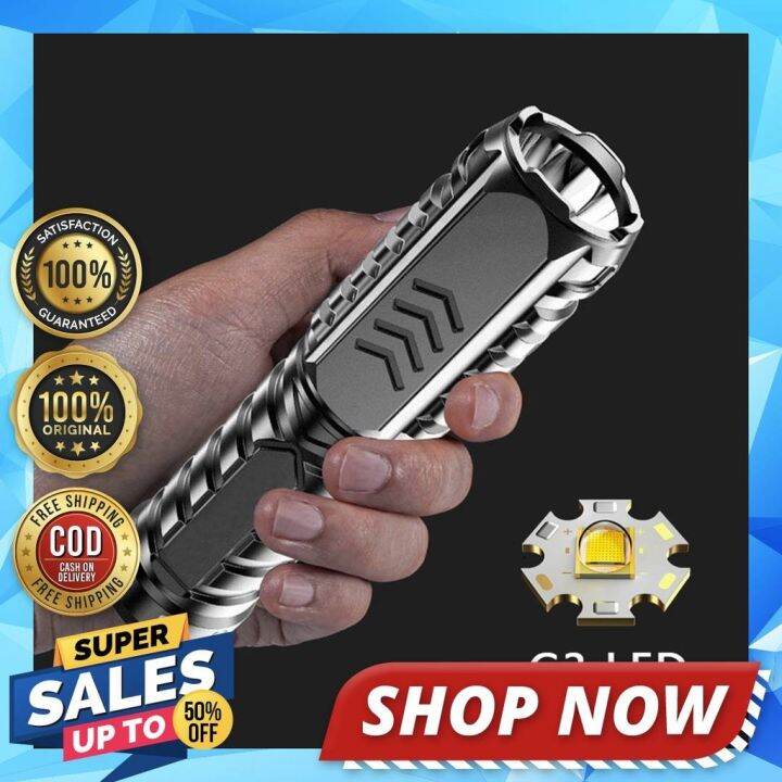 Home Deals Original TANJE Flashlight Special Forces Strong Light ...